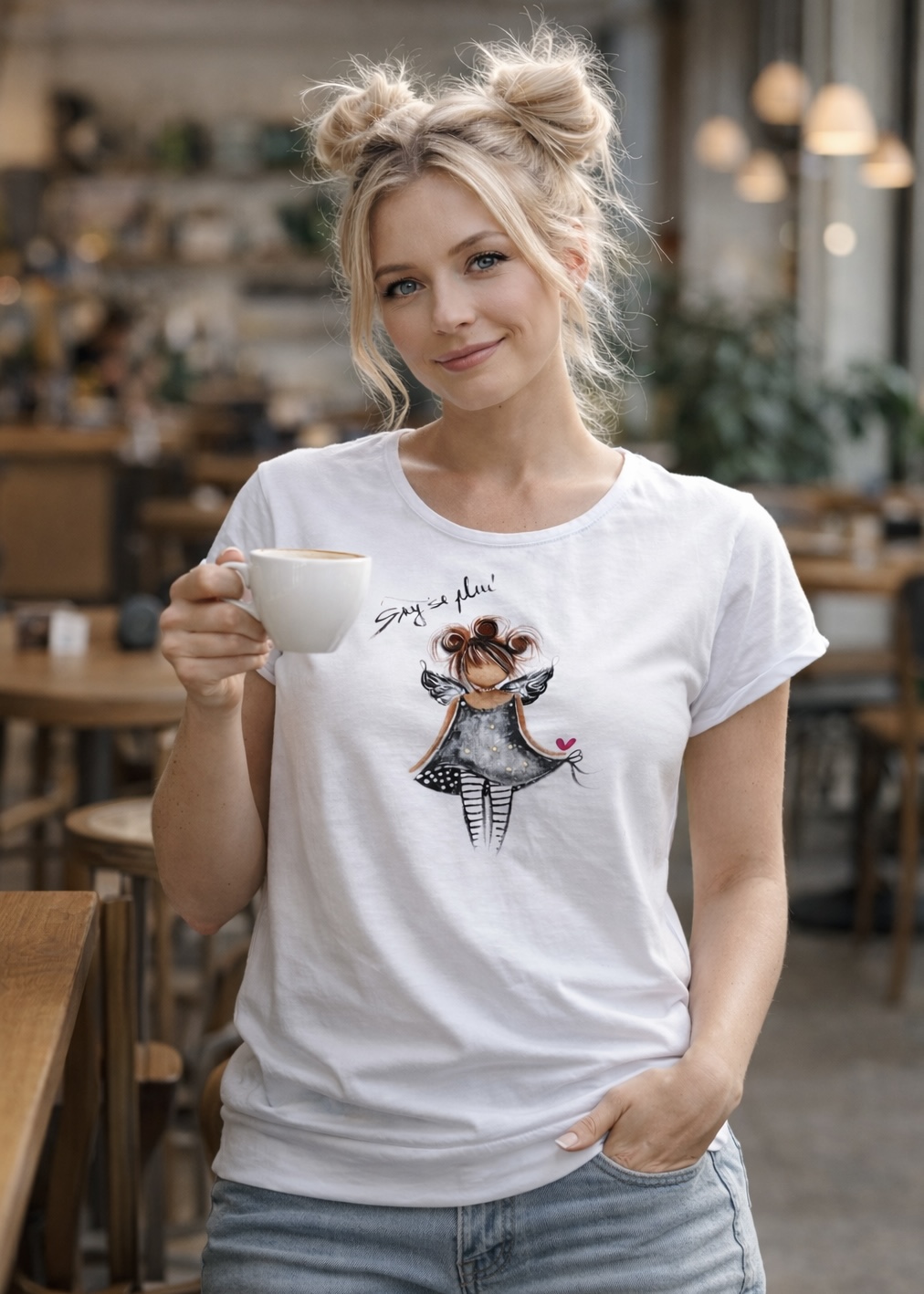 Malované tričko Sny se plní | MartinaMaluje